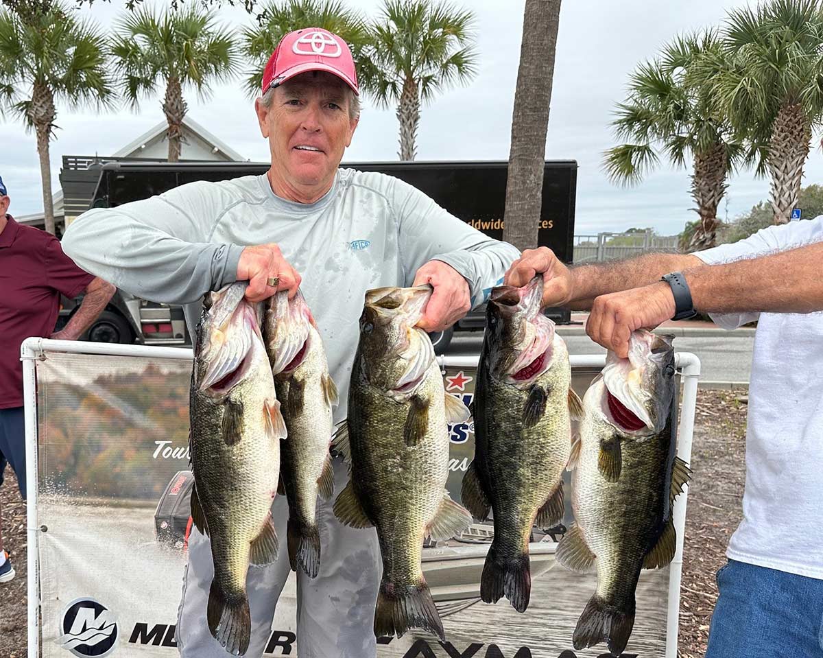 James Topmiller on Lake Toho - American Bass Anglers